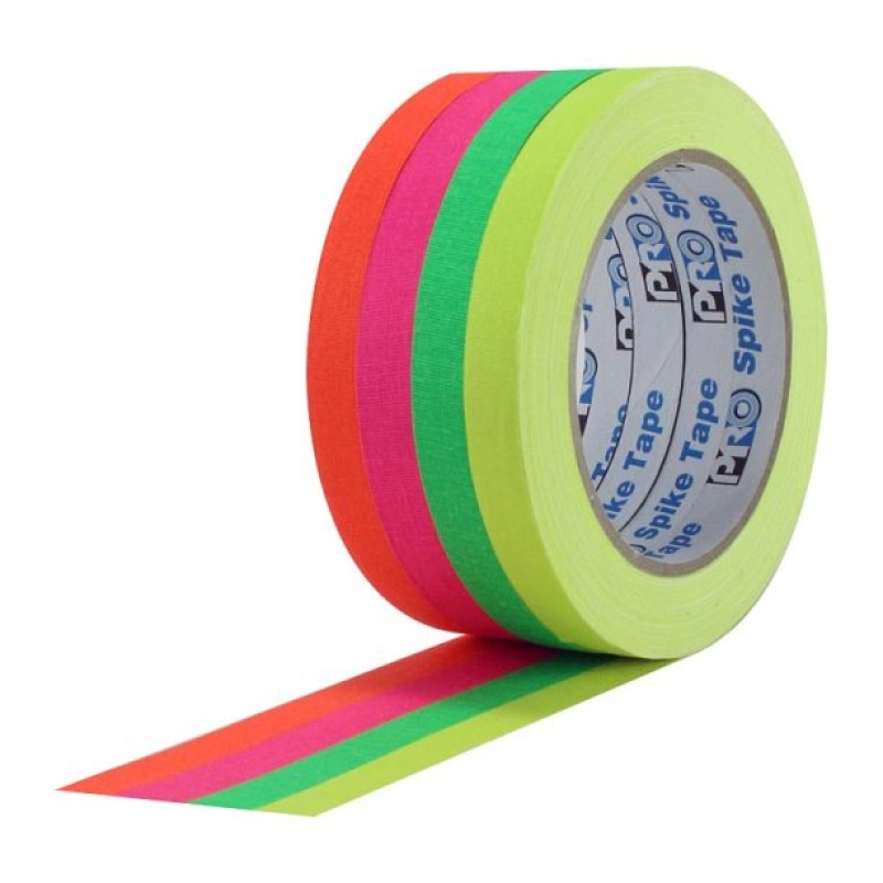 1" x 20 yds Pro Spike Stack Fluorescent Tapes | Gaffer Tapes
